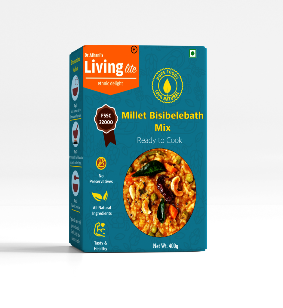 Millet Bisibele Bath mix 400 Gram - Market connect to organic produce